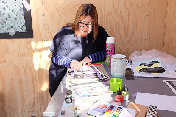 Mt Albert Q and A with artist Zoe Nash